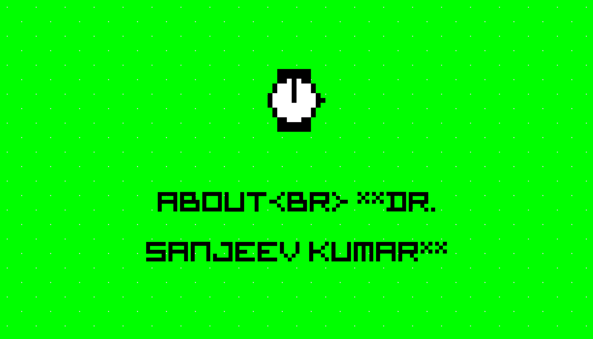 About Dr. Sanjeev Kumar on HackerNoon